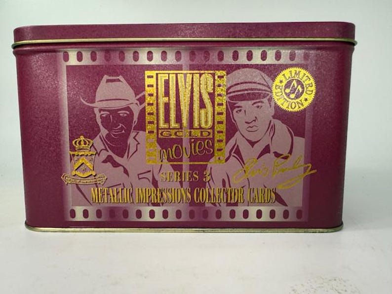 1995 Elvis Metallic Impressions Box and Cards/series 3/20 Card Set - Etsy
