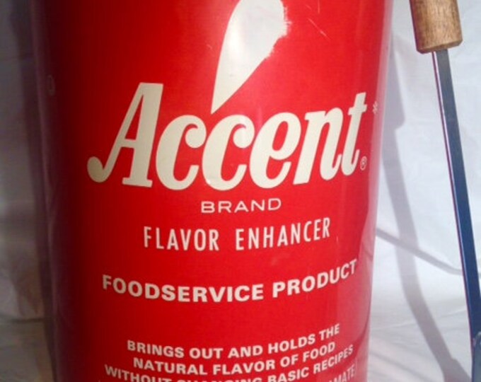1963 Accent Food Enhancer/the BIG Economy Size/meat Additive/kitchen ...