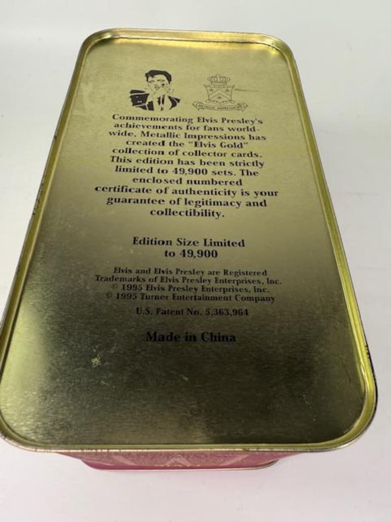 1995 Elvis Metallic Impressions Box and Cards/series 3/20 Card Set - Etsy