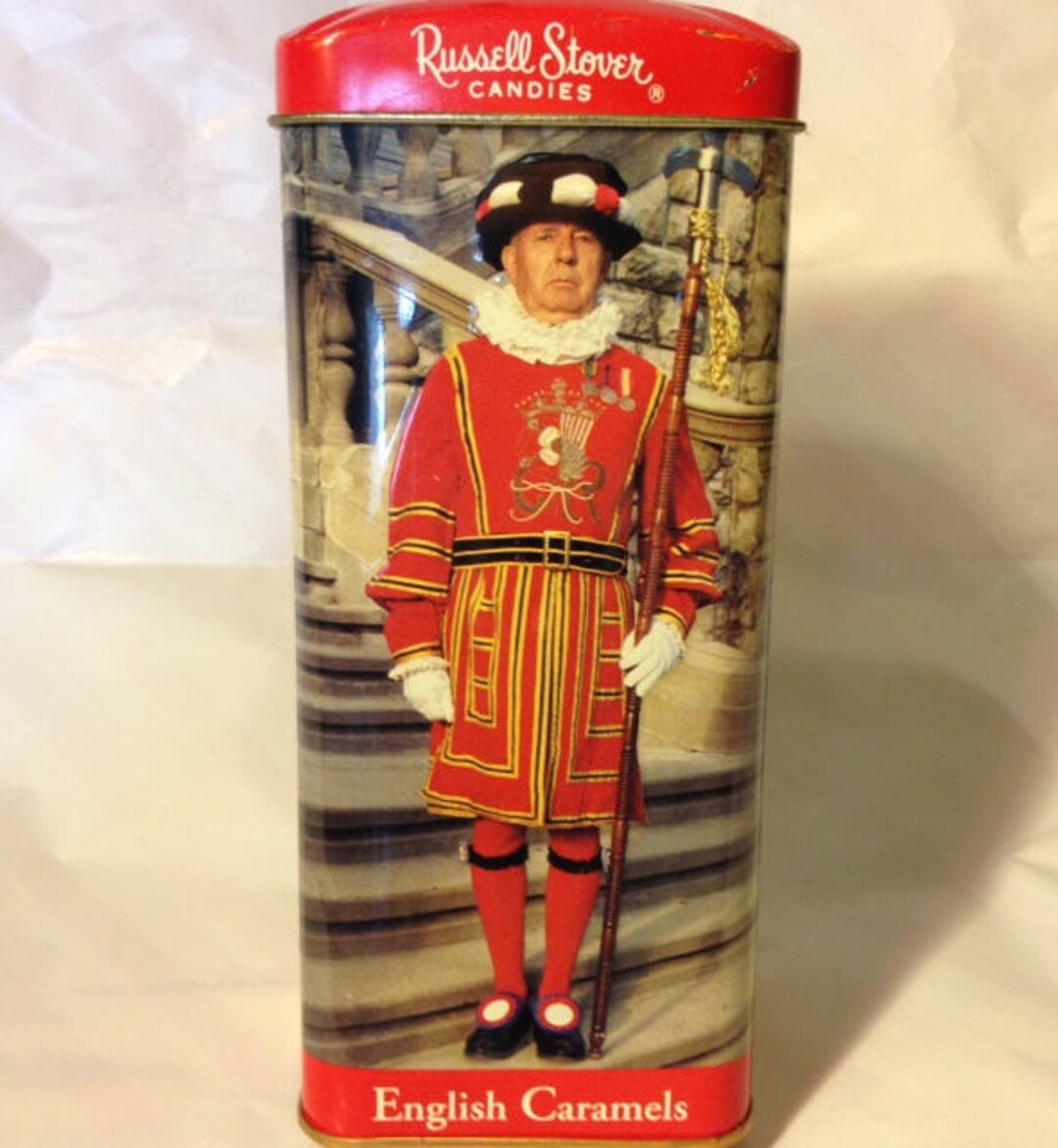 1980s Beefeater Savings Bank Tin/russell Stover Advertising/ English ...