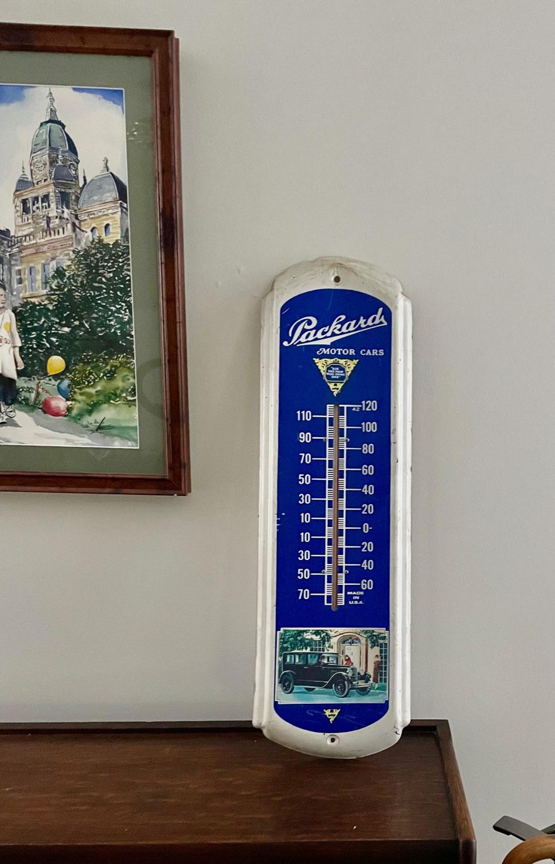 1950s Packard Motor Car Thermometer/27 Inch Barn Thermometer - Etsy