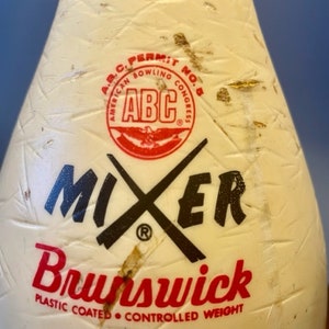 1950s Brunswick ABC Mixer Bowling Pin Table Lamp/works /with Shade - Etsy