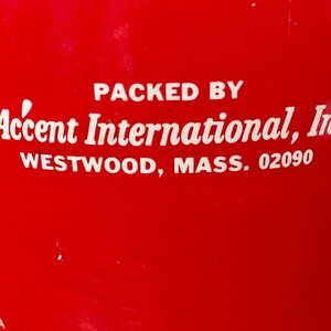 1963 Accent Food Enhancer/the BIG Economy Size/meat Additive/kitchen ...