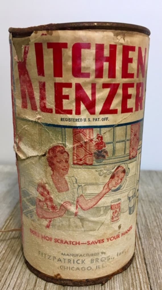1933 Unopened Kitchen Klenzer/ Paper Label/hurts Only Dirt | Etsy