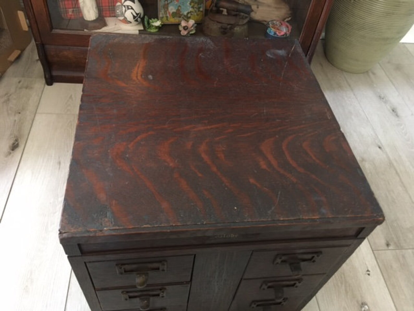 1930s Globe-wernicke 6 Drawer Library Card Catalog/pre-digital Storage ...