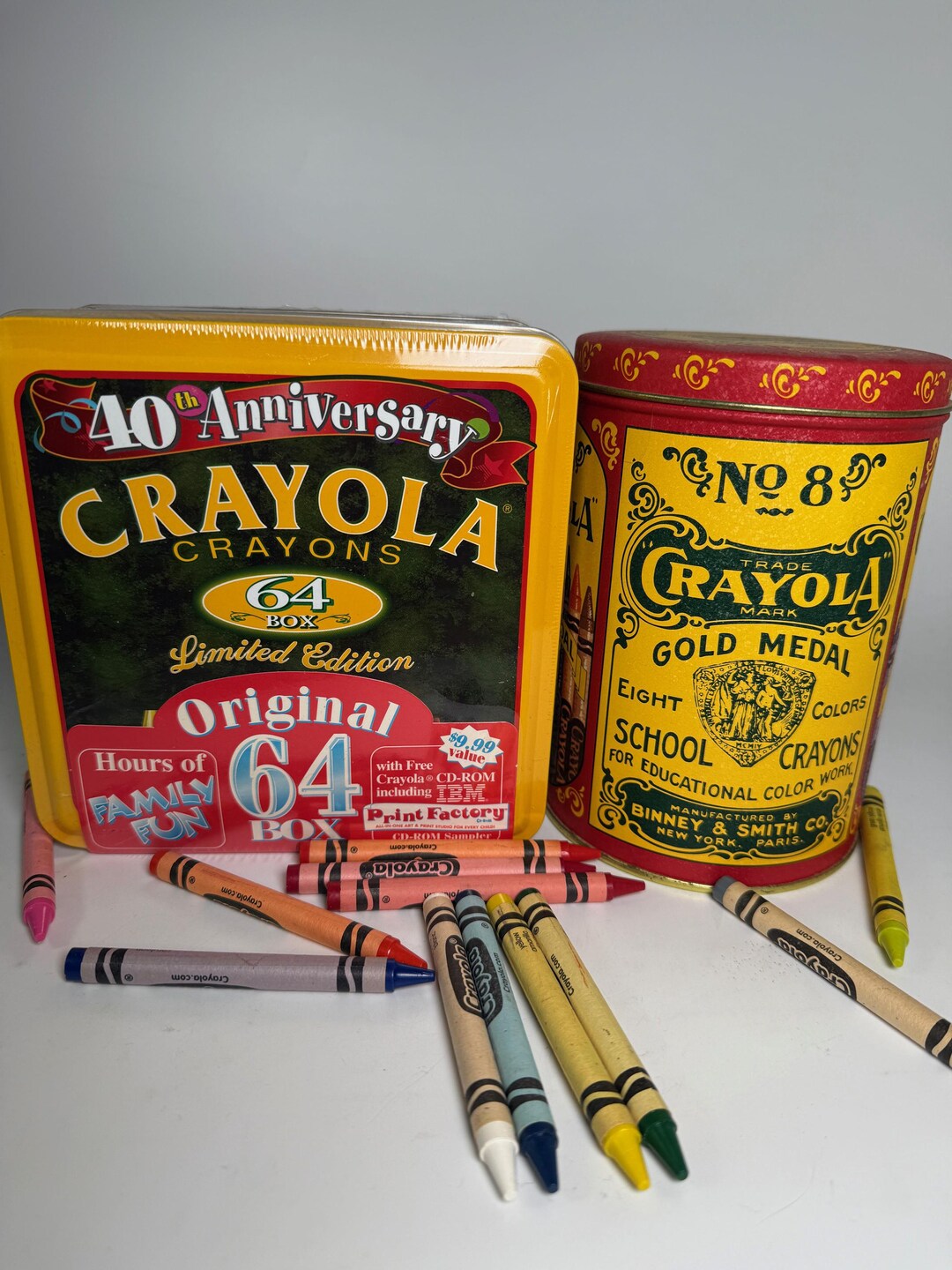 Creativity With Crayola Crayons From 1982 Thru 1998/canister Duo ...