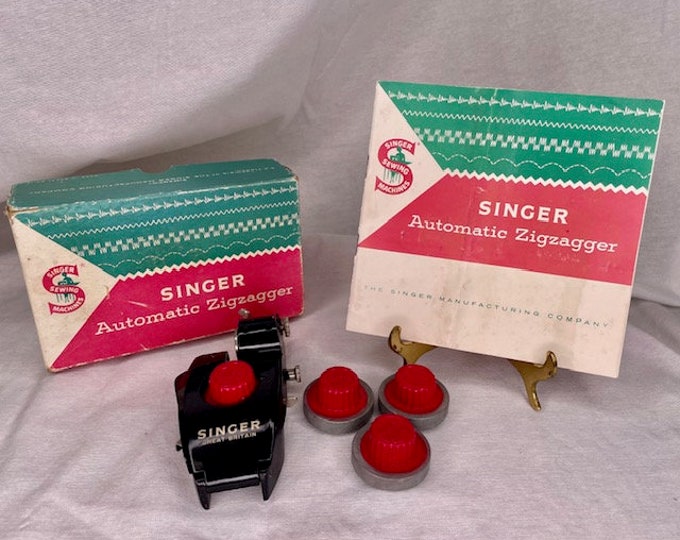 1957 Singer Automatic Zigzagger/#161157/ornamental Design Sewing - Etsy