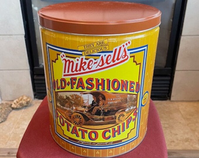 1990 Mike-sells Potato Chips/80th Anniversary Tin - Etsy