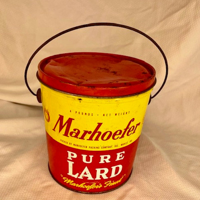Lard Tin - Etsy