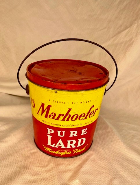 Frosty Morn Lard Tin