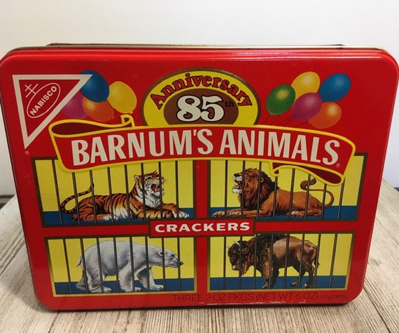 Art & Collectibles Barnums Rectangular Animal Crackers Tin 1989 Barnums ...