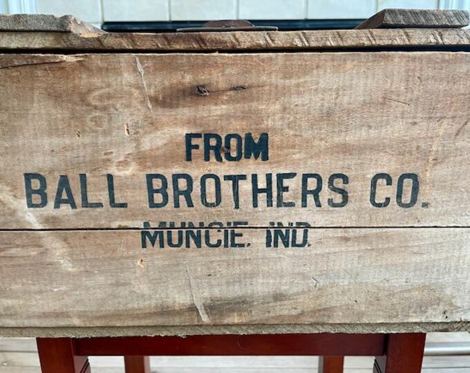 Golden Glow/ Wood Crate/ Prune Box/ Wood Prune Box/ Vintage Crate ...