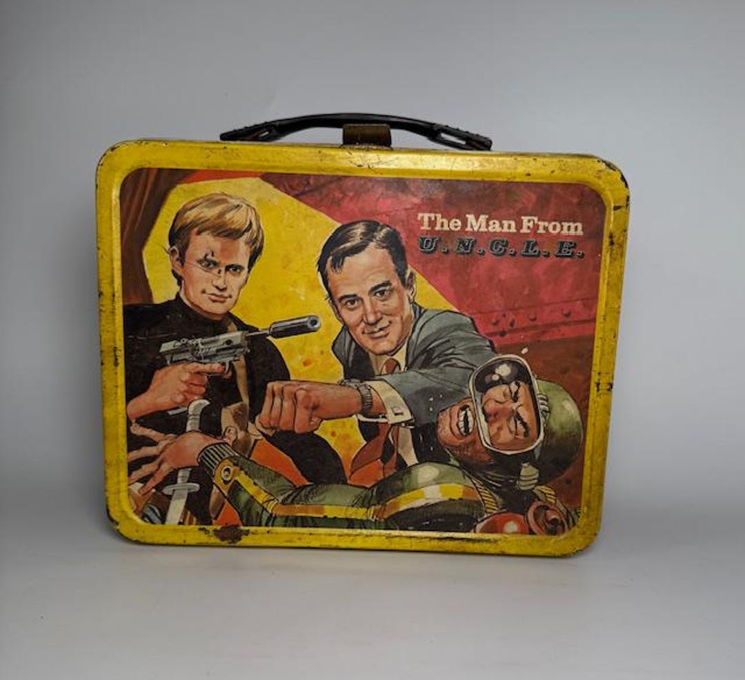 1966 Man From U.N.C.L.E. Metal Lunch Box/american TV Series - Etsy