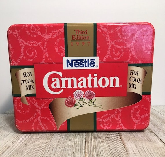 1997 Third Edition Carnation Hot Cocoa Mix Tin/Hot Chocolate | Etsy