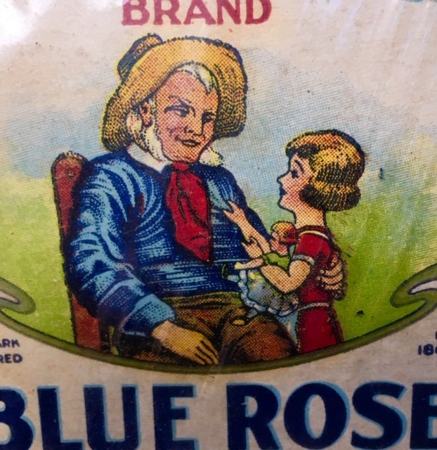 1940s Farmers Pride Blue Rose Rice and Matches/hoosier | Etsy