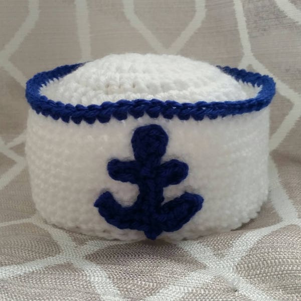 Crochet Sailor Hat - Etsy