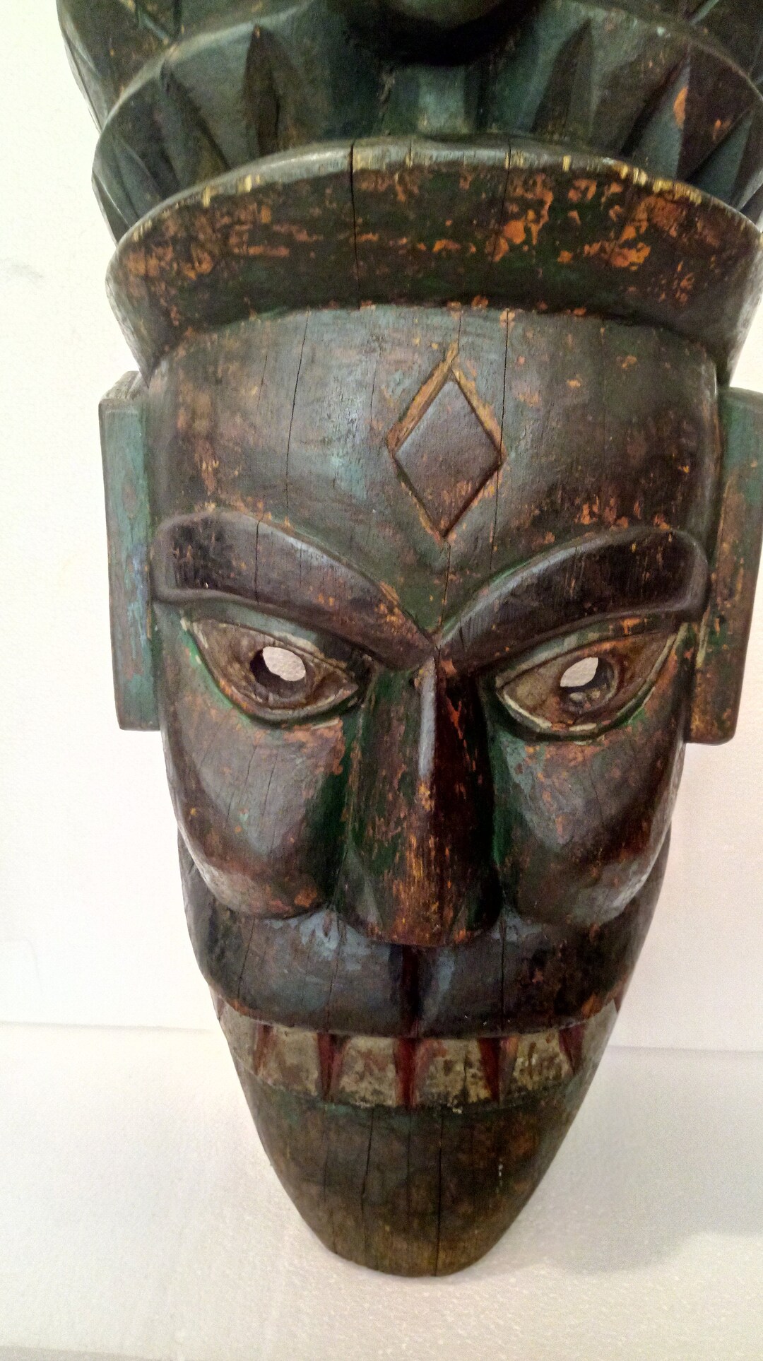Nepalese Wooden Carved Ritual Festival Mask - Etsy