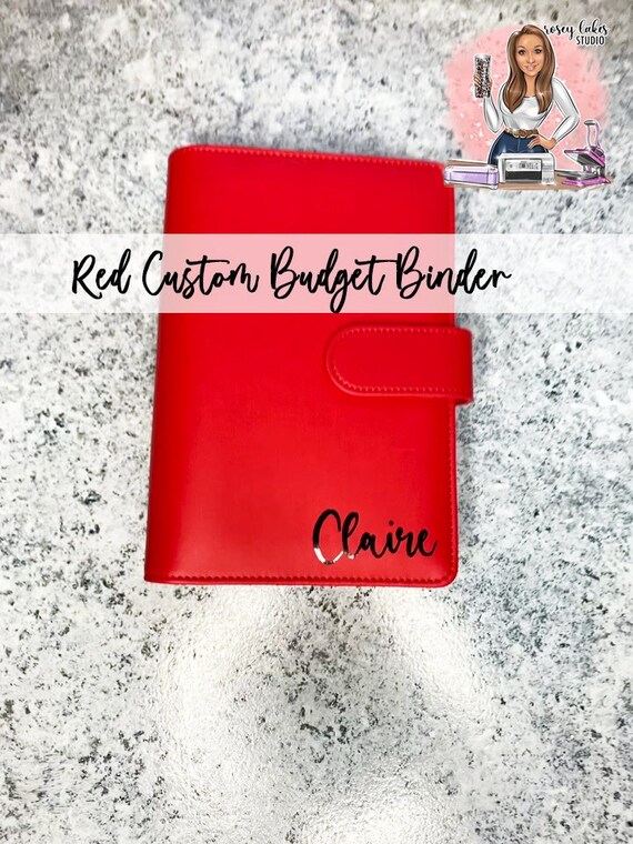 A6 Binder Cash Envelope System Clear Envelopes Cash Divider Dave Ramsey ...