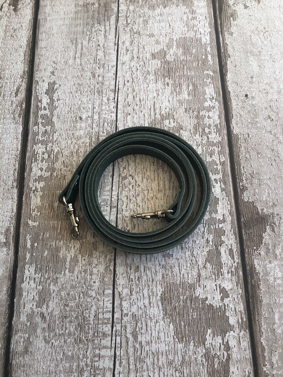 Green Leather Cross Body Bag Strap, Handbag Strap, Bag Strap, Leather ...