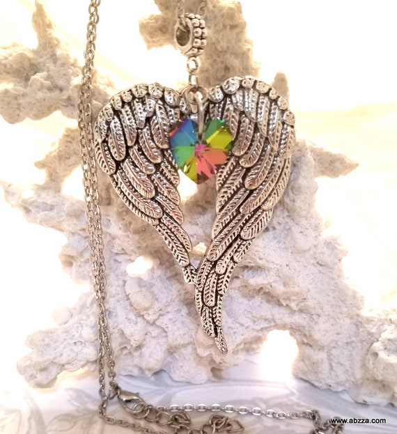 Angel Love Necklace Etsy