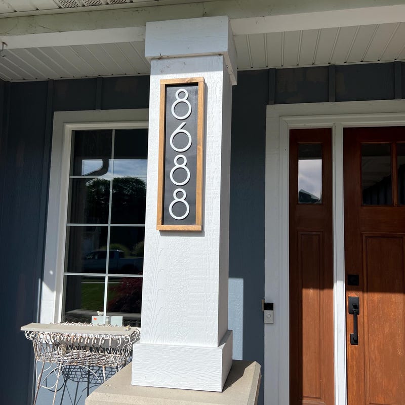 Vertical House Numbers - Etsy