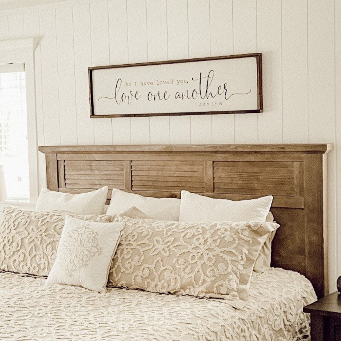 Love One Another - Above the Bed Sign [FREE SHIPPING!] - Etsy