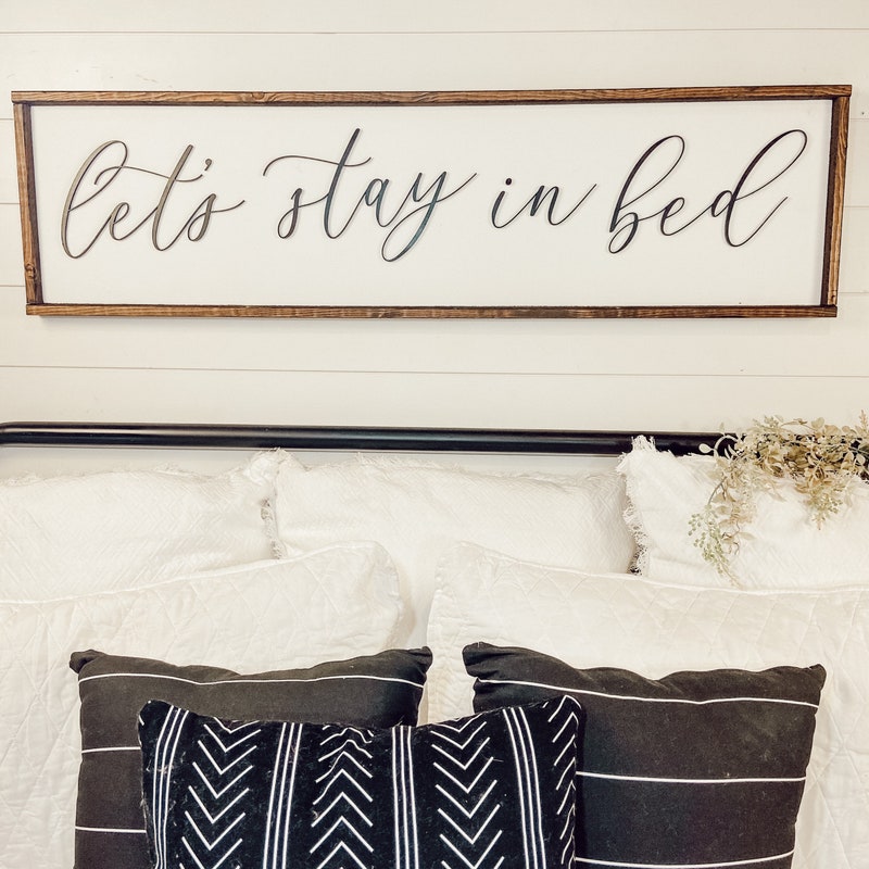 Signs Above Bed - Etsy