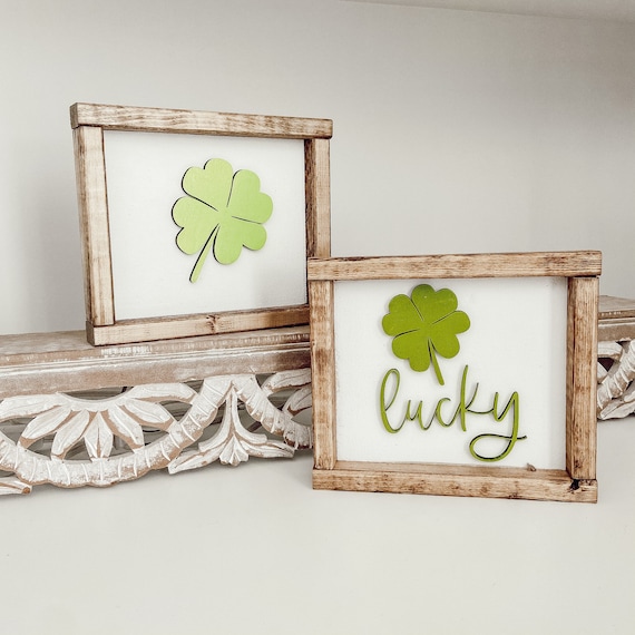 Shamrock Shelf Sitter - Etsy