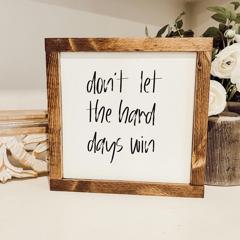 Dont Let Them Hard Days Win Bracelet - Etsy