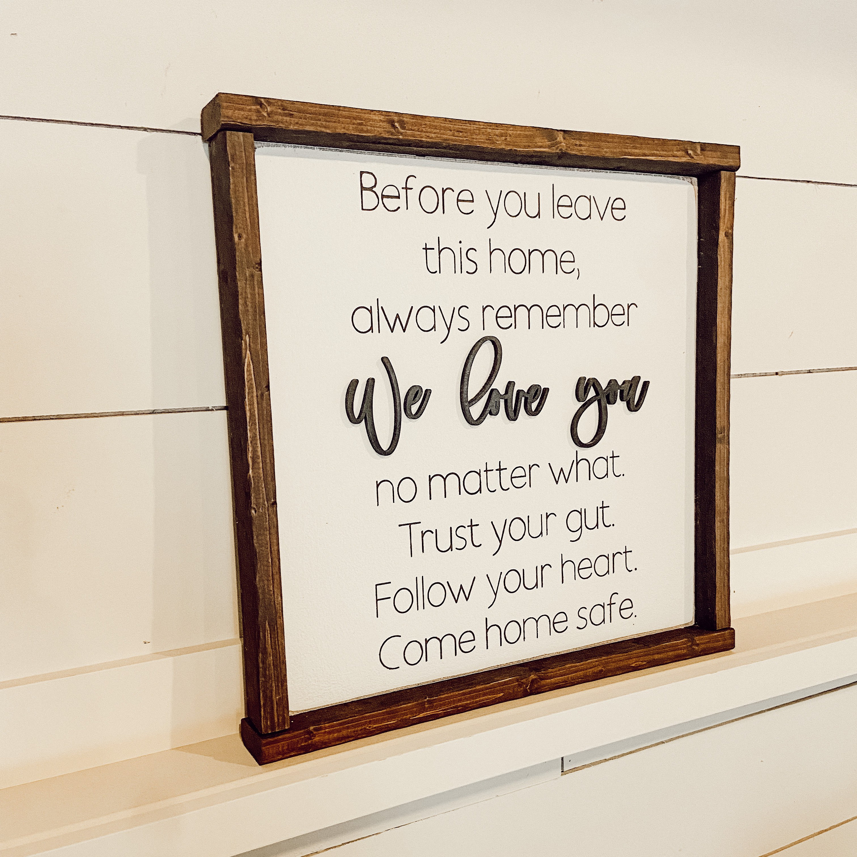 Before You Leave This Home - Entryway Decor - Sign for Kids and ...