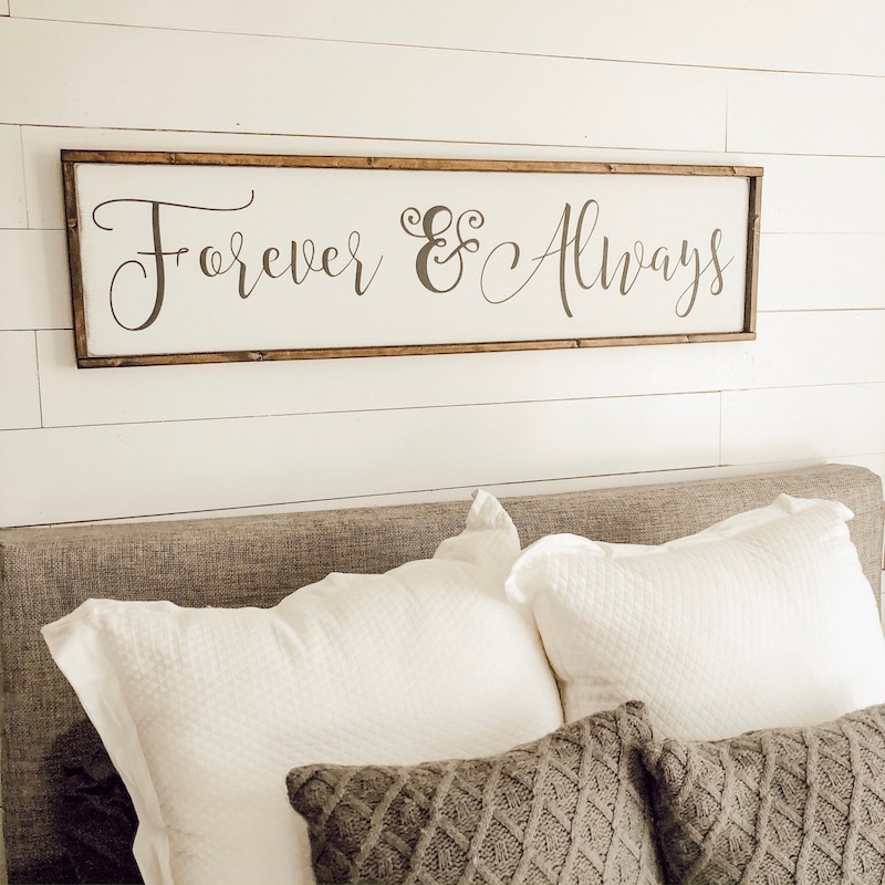 Large Sign for Over Bed - Etsy