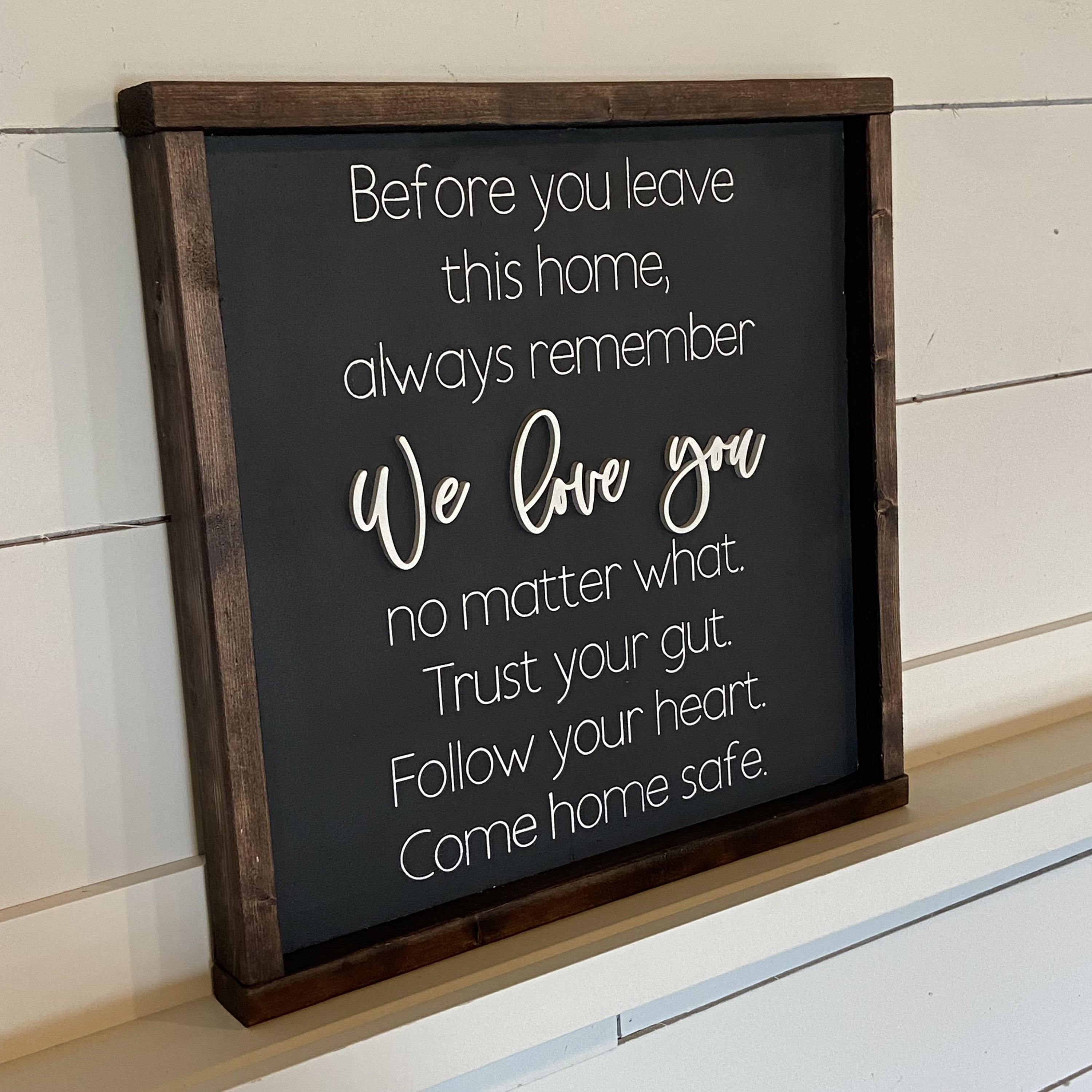 Before You Leave This Home Entryway Decor Sign for Kids - Etsy