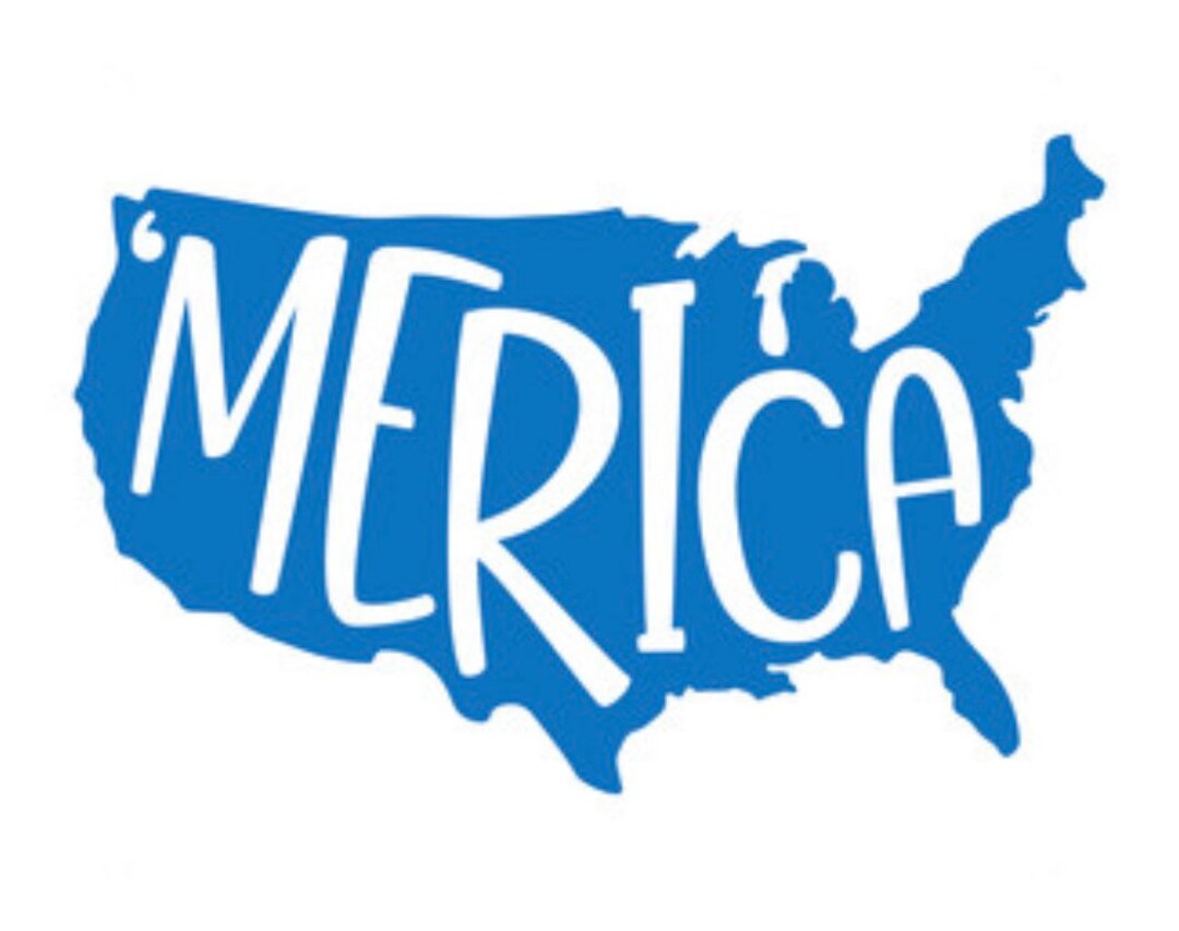 MERICA Decal America Decal USA - Etsy