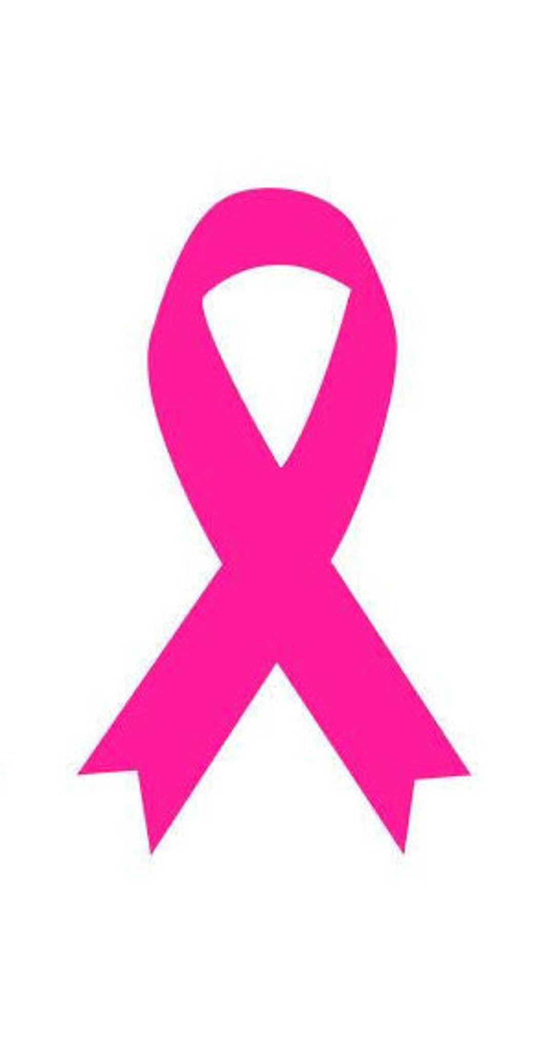 Breast Cancer Ribbon Decal - Etsy