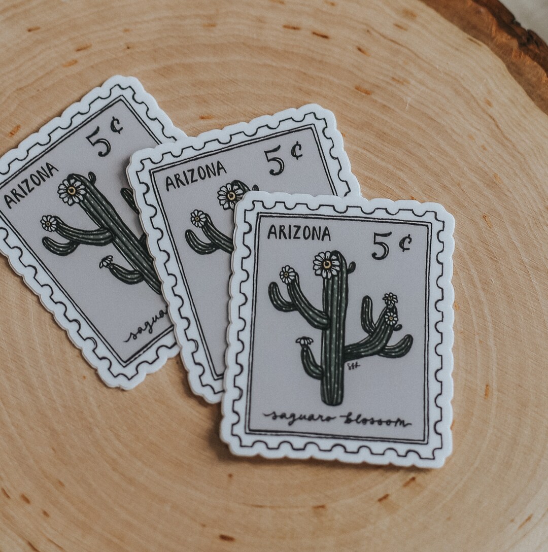 Arizona Stamp Sticker (2in) - Etsy