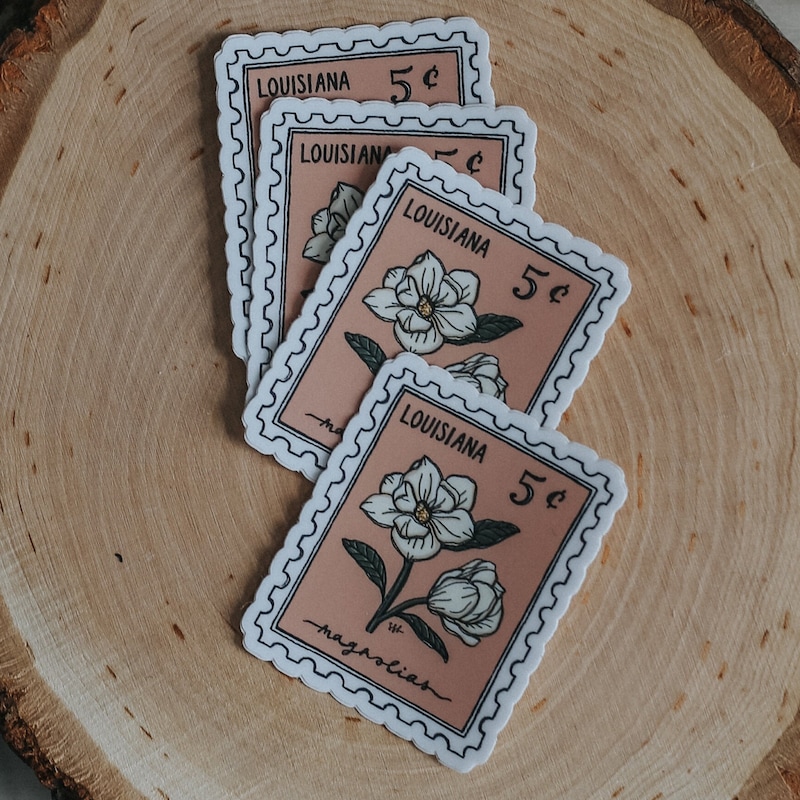 Louisiana State Address Stamp - Etsy