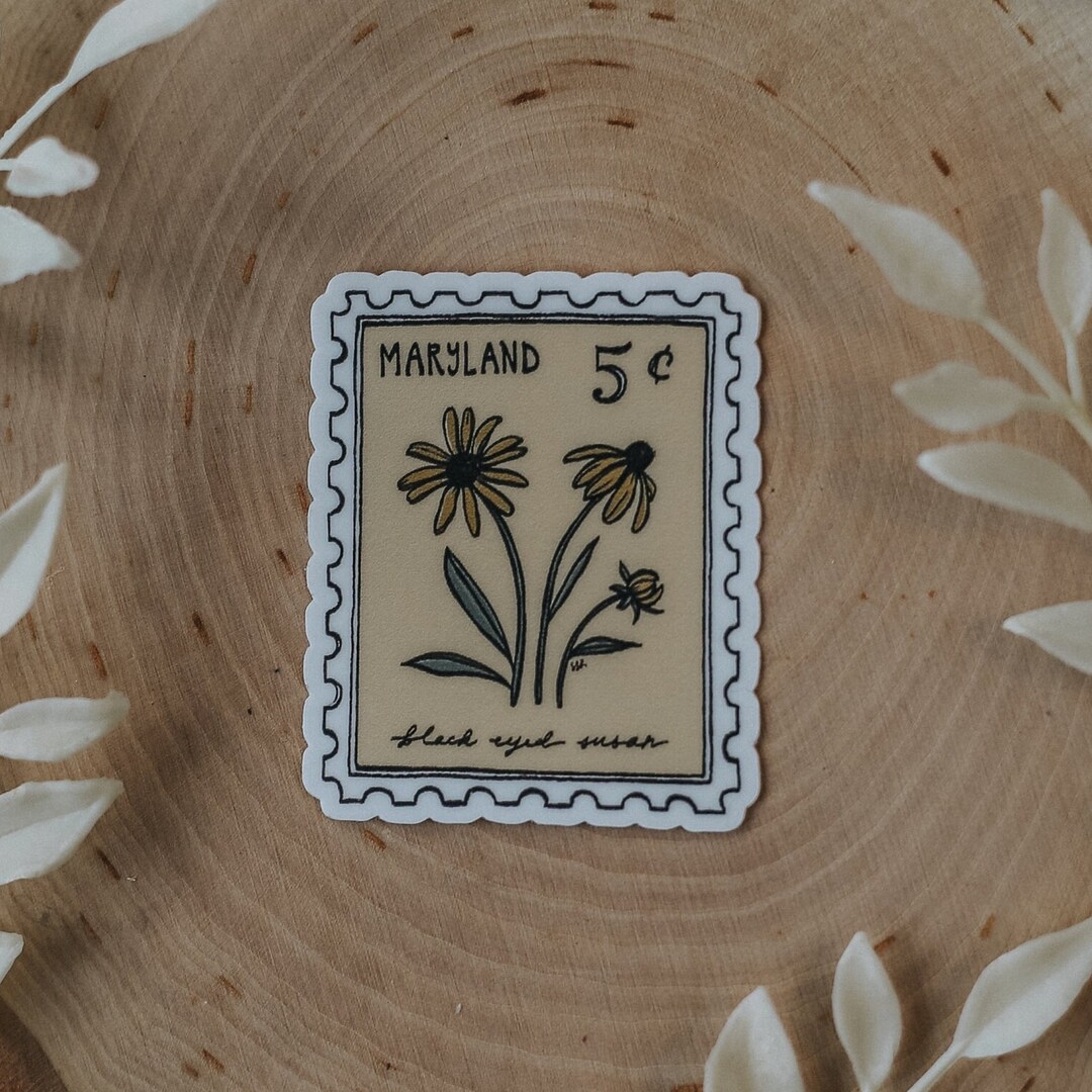 Maryland Stamp Sticker (2in) - Etsy