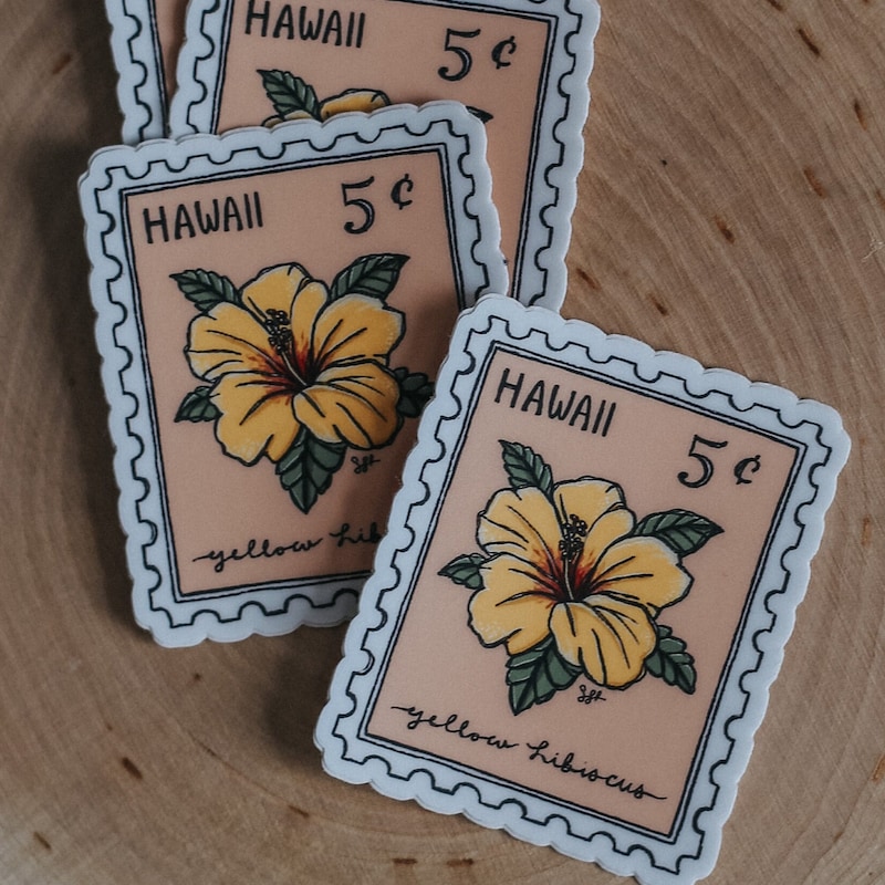 Hawaii Stamp - Etsy