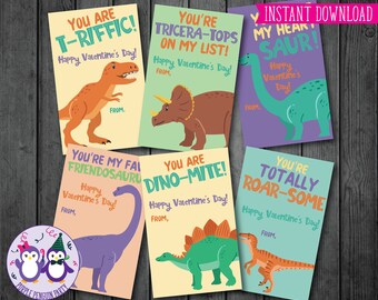 Dinosaur valentine | Etsy