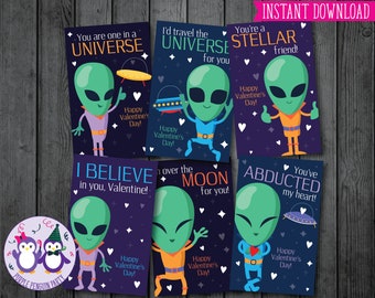 Alien Valentine | Etsy
