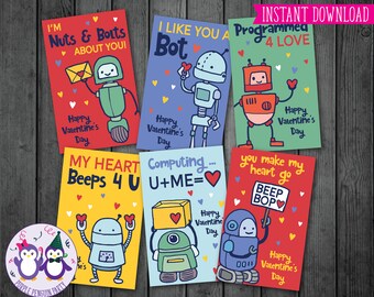 Robot Valentine | Etsy