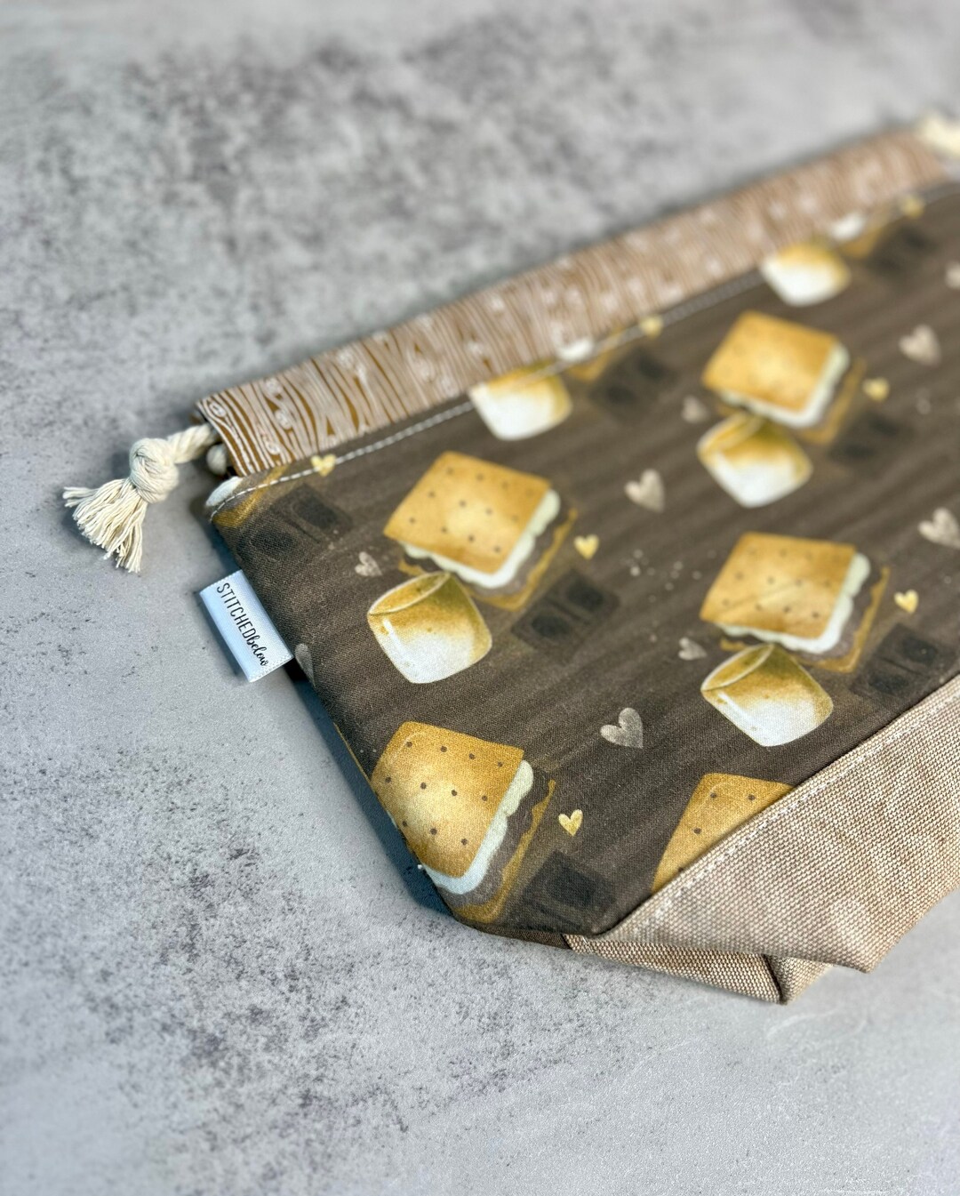 Camp Themed |sock Finchbucket | Project Bags for Knitters and ...