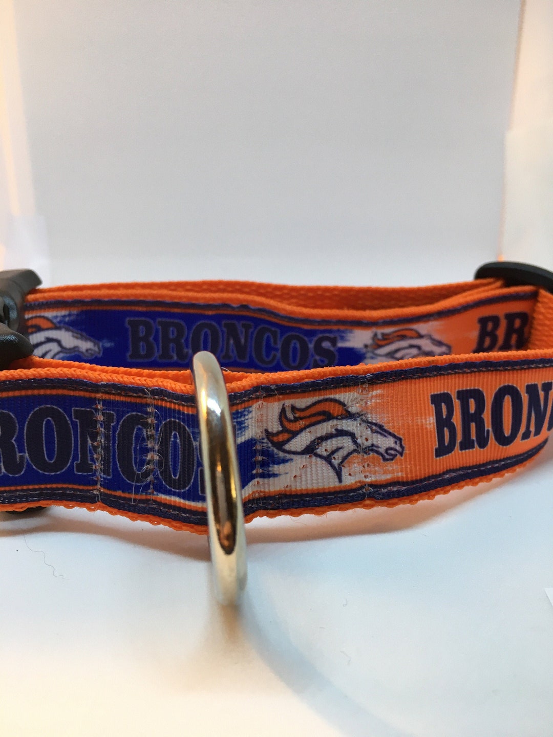 Denver Broncos Dog Collar, 1" Wide, NFL, Football, CO - Etsy