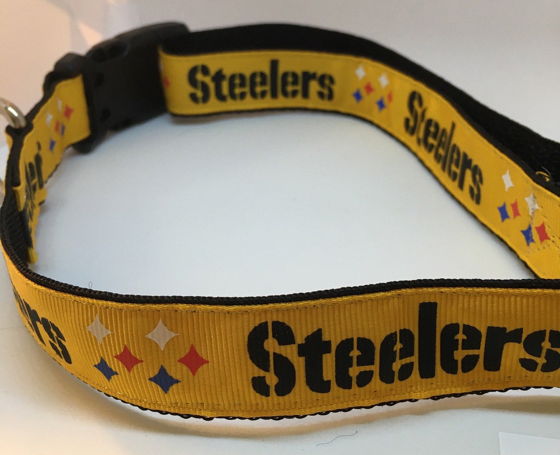 1 Pittsburgh Steelers Dog Collar NFL Football - Etsy