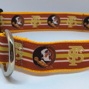 1" Florida State University Dog Collar, Seminoles, NCAA, College, FSU ...
