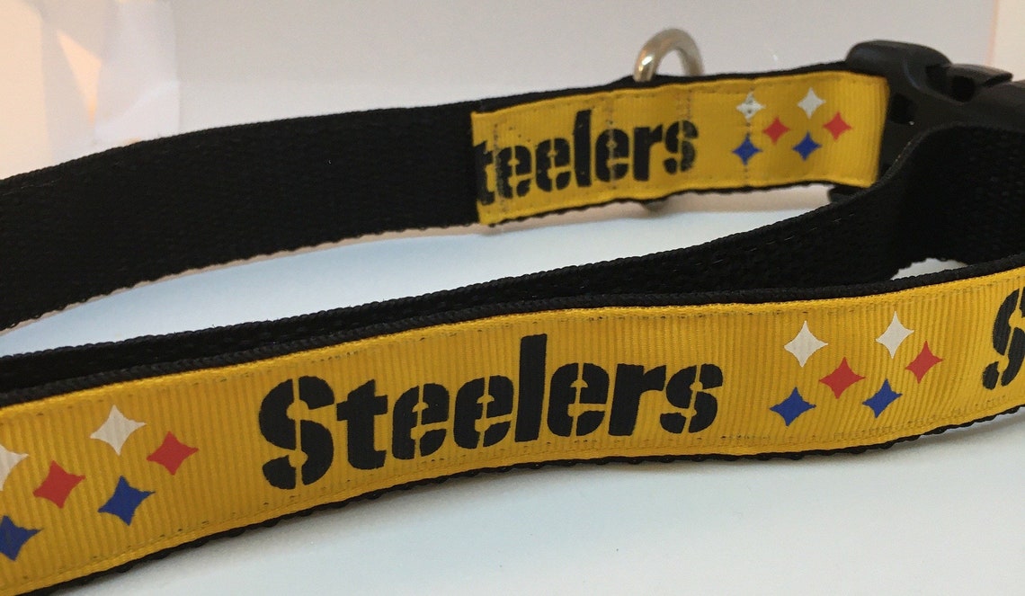 1 Pittsburgh Steelers Dog Collar NFL Football - Etsy