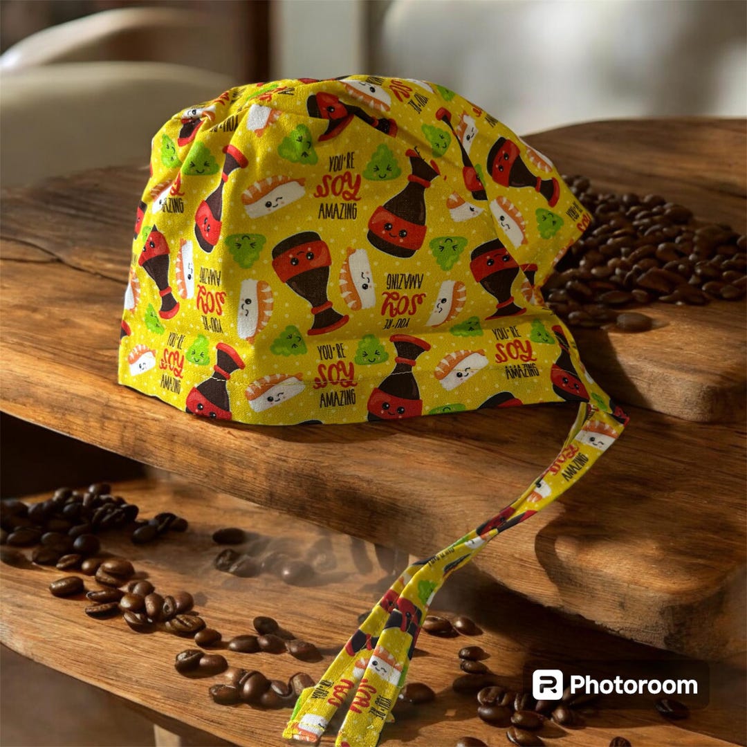 Sushi Scrub Cap - Etsy
