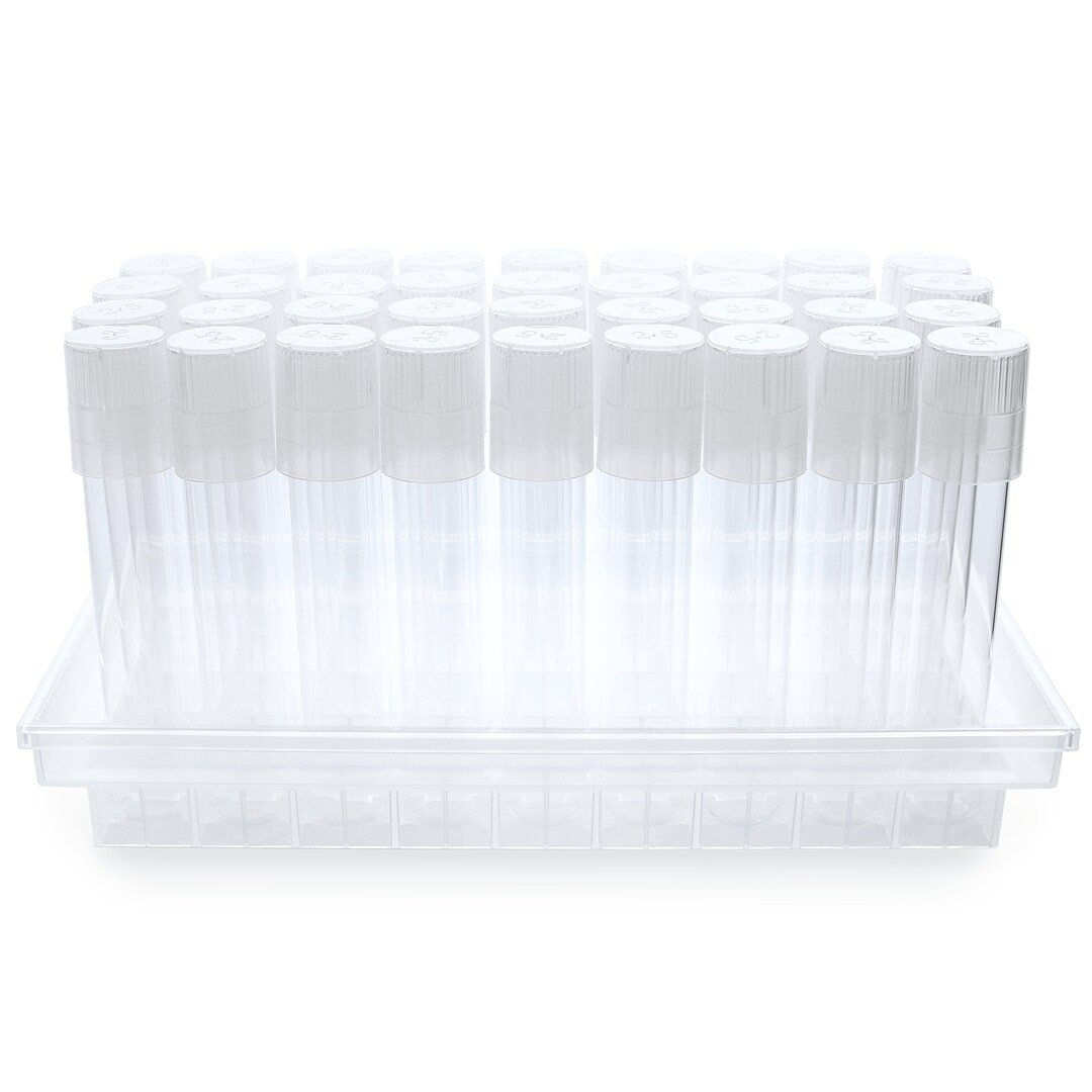 Glass Culture Tubes & Tray - 36 Tubes in Autoclave Rack - Etsy
