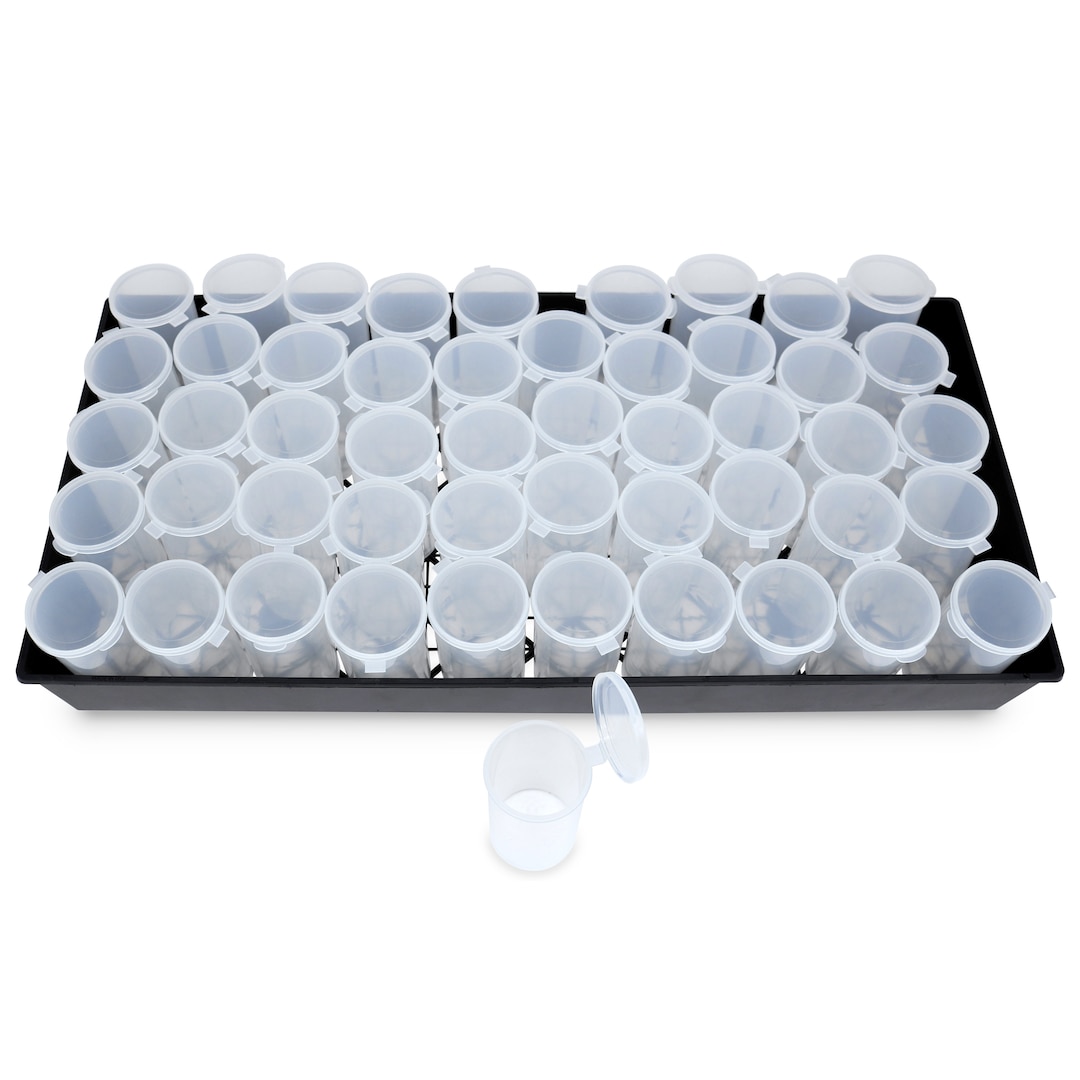 Tissue Culture Vessels-fifty Microclone Flip-tops in Autoclaveable Tray ...