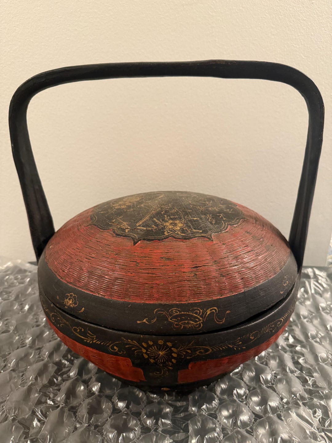 Vintage Chinese Dowry Wedding Basket - Etsy